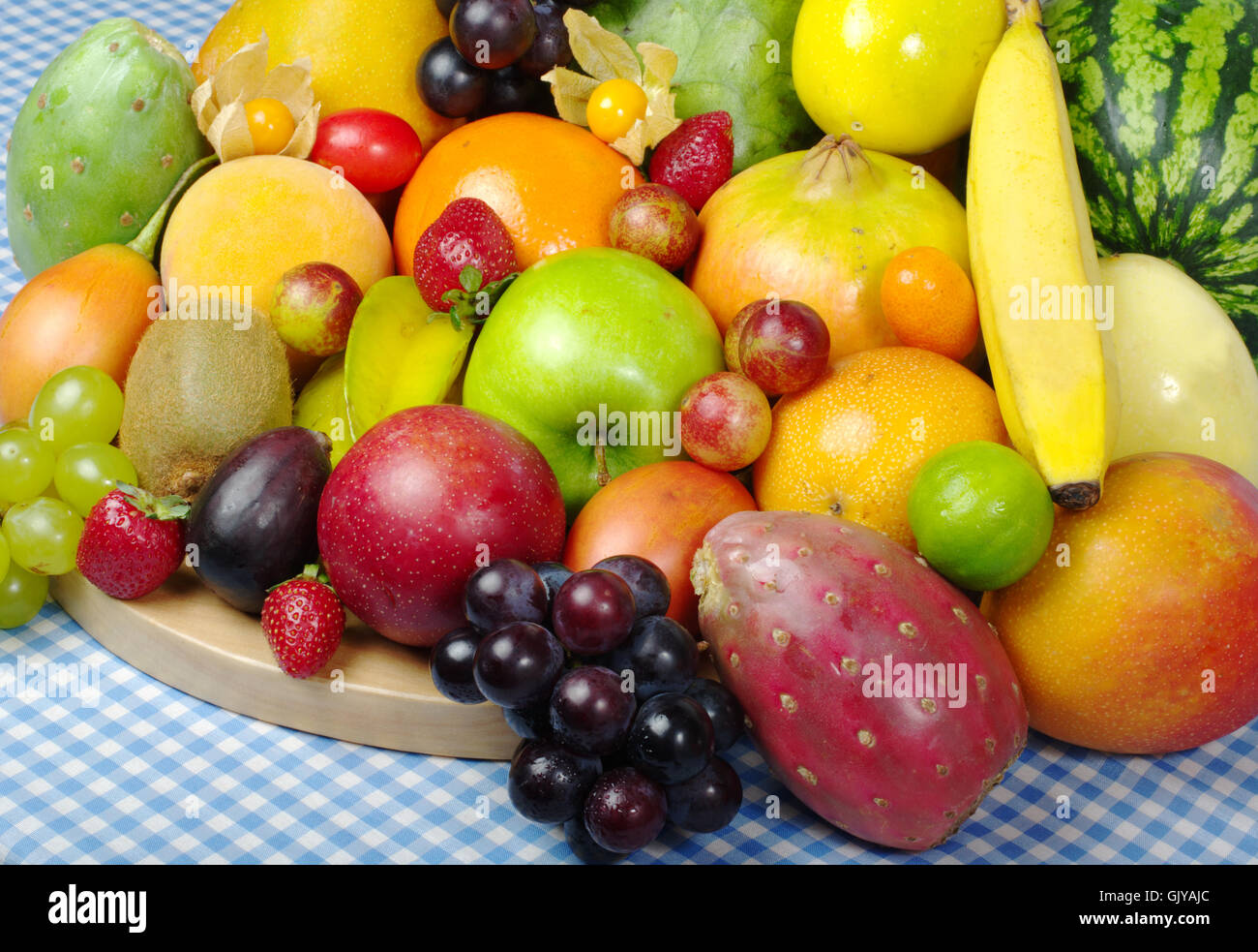 exotic fruit mix Stock Photo - Alamy
