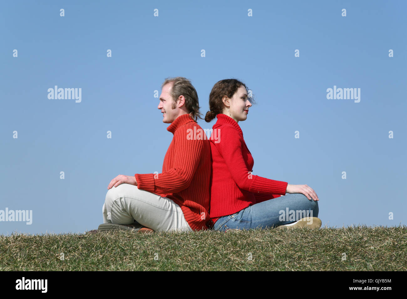 Profile blue humans human beings hi-res stock photography and images ...