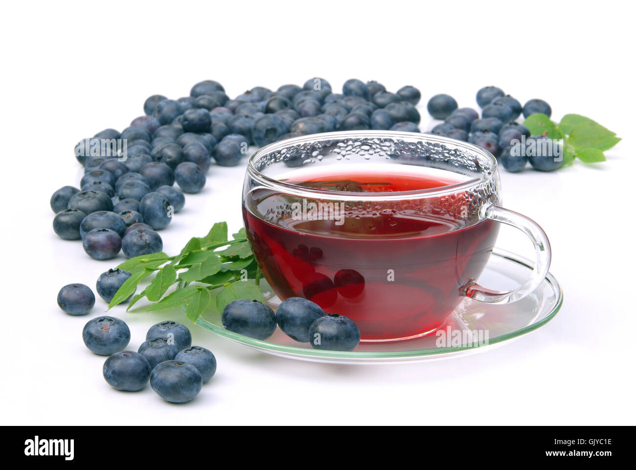 tea blueberry - blueberry tea 08 Stock Photo - Alamy