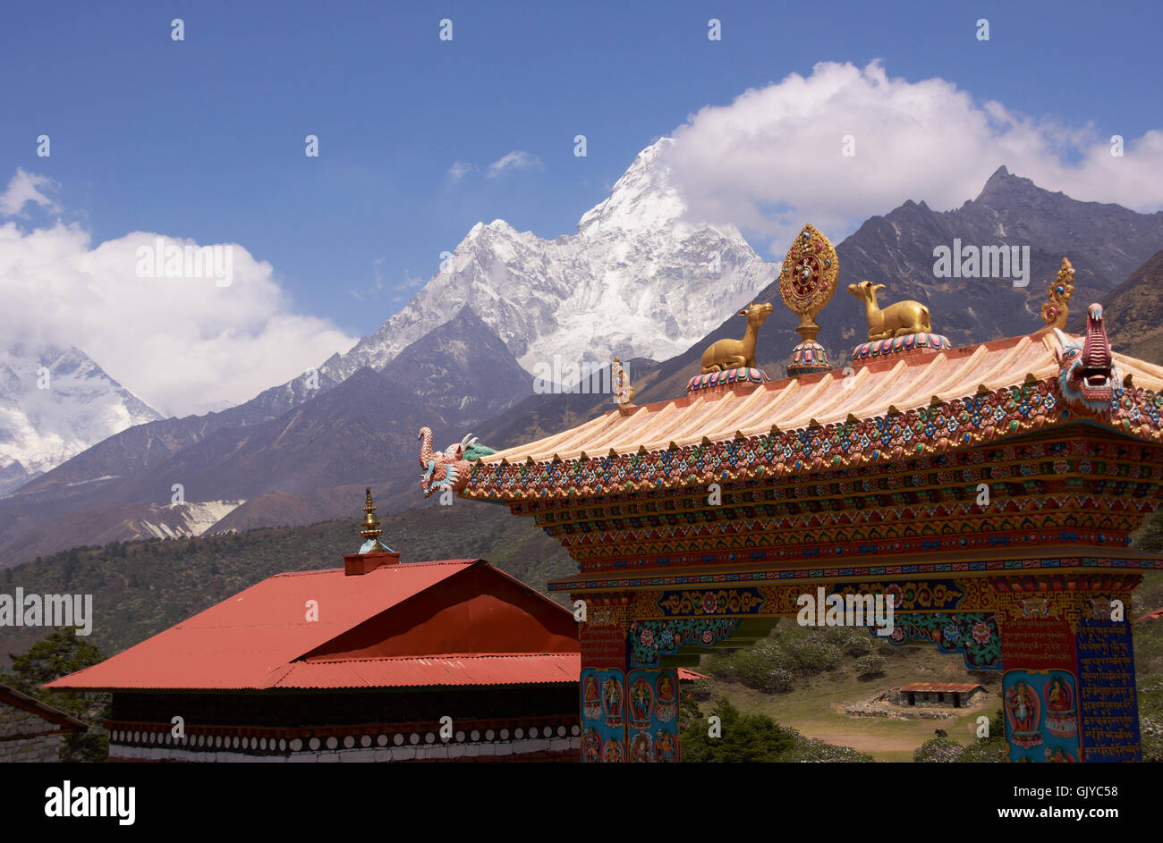Tengboche monastery hi-res stock photography and images - Alamy