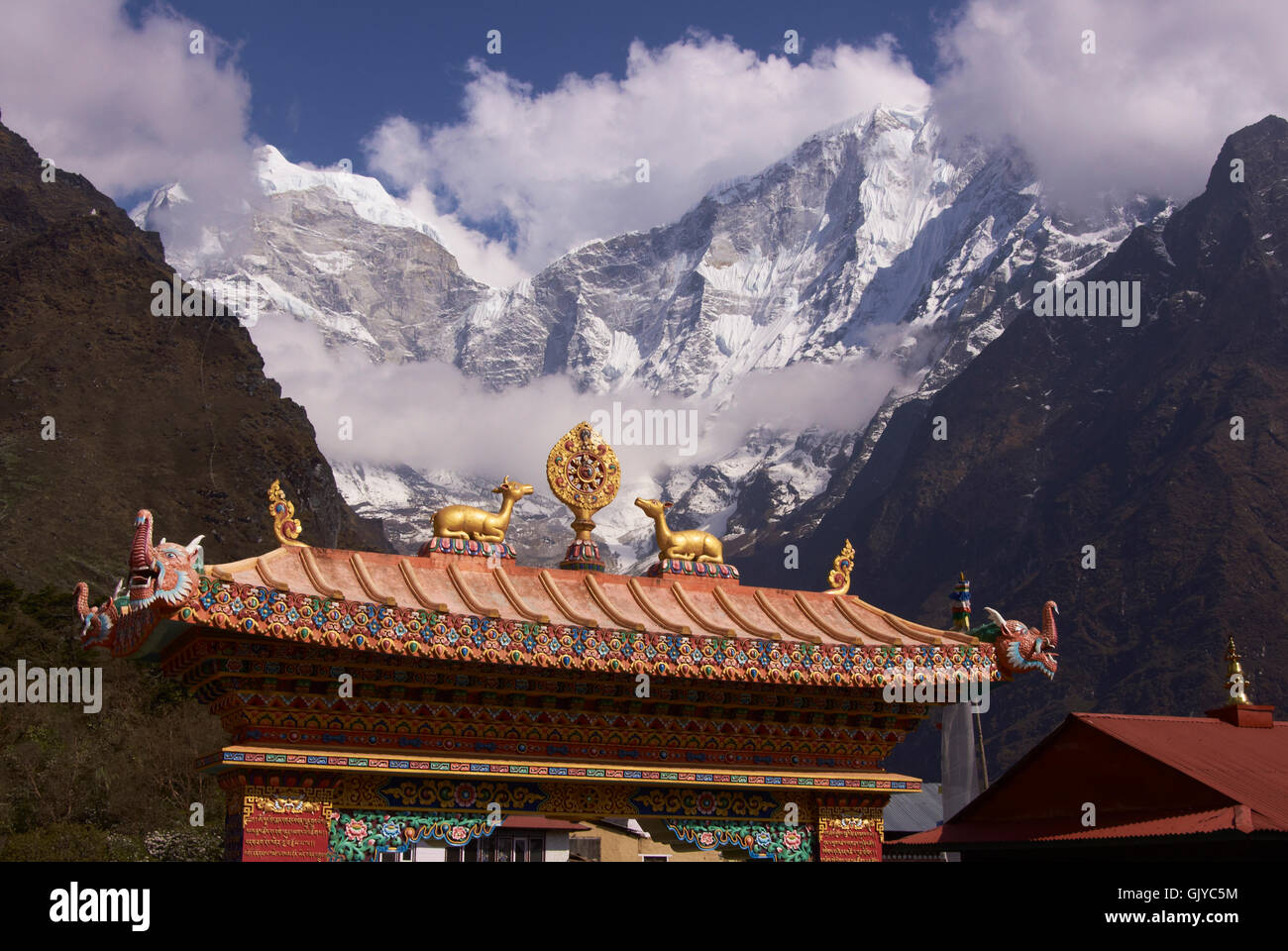Entrance to tengboche monastery hi-res stock photography and images - Alamy