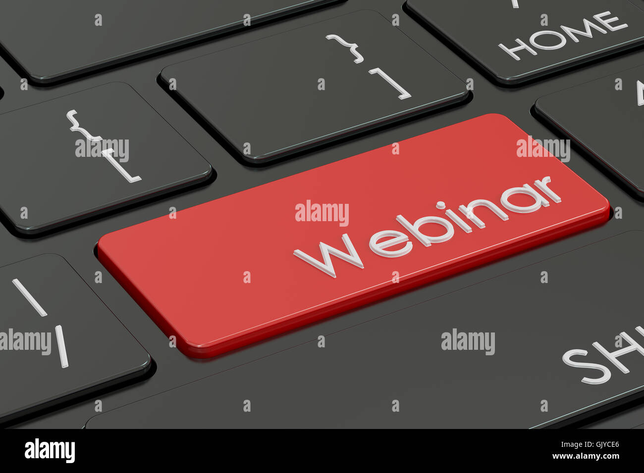 Webinar Key On The Keyboard High Resolution Stock Photography and ...