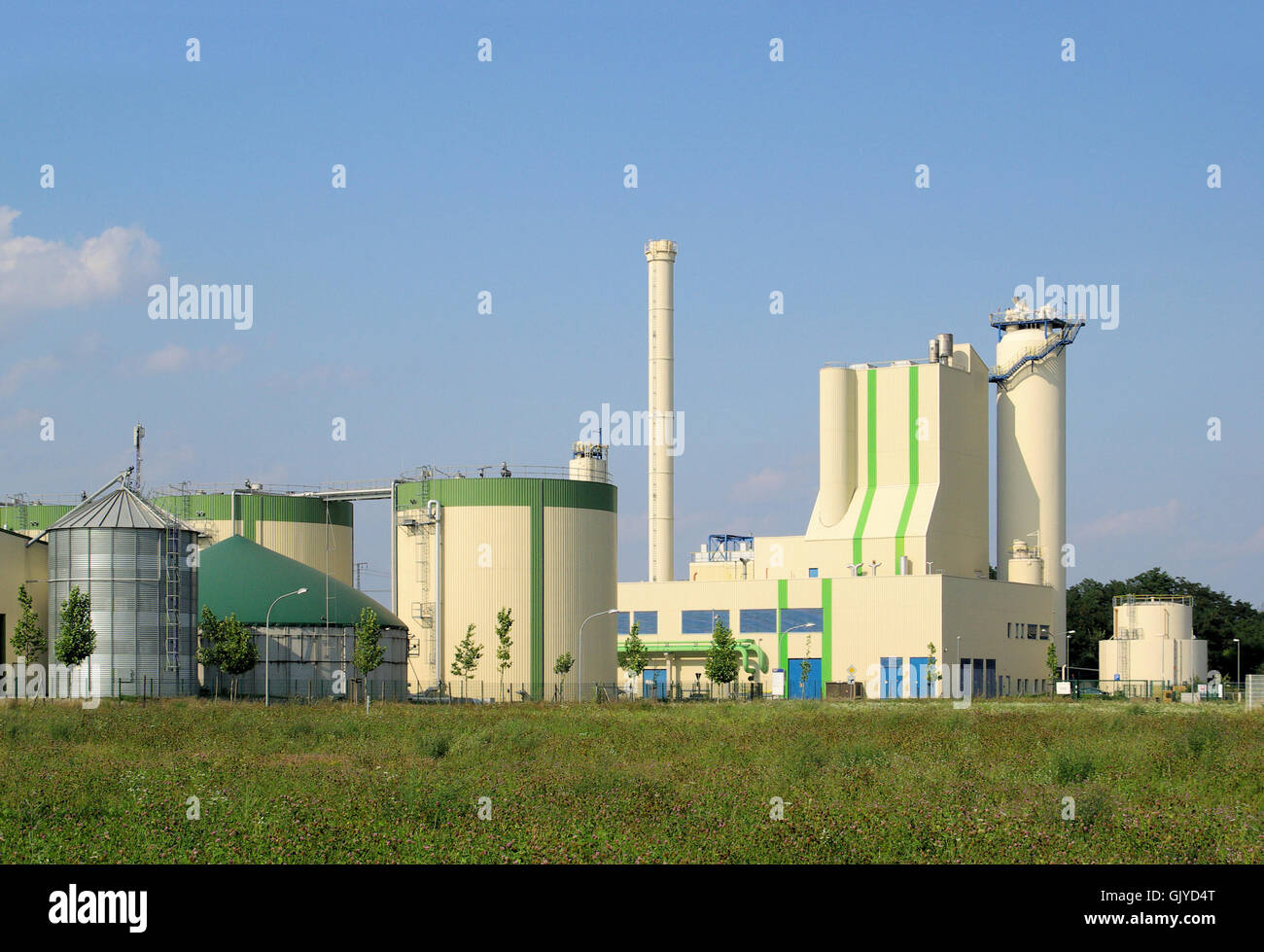 biogas plant - biogas plant 66 Stock Photo - Alamy