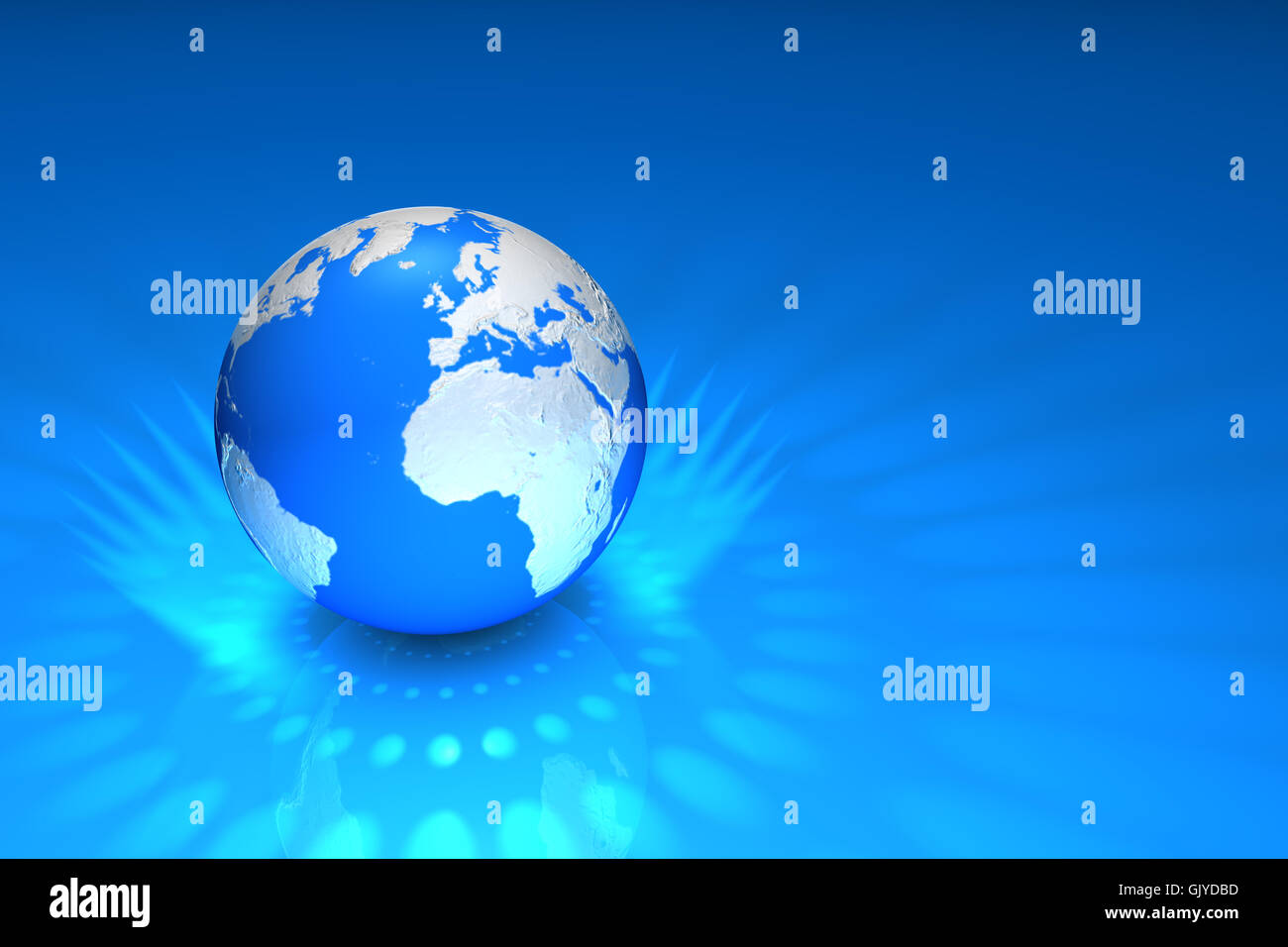 blue globe planet Stock Photo - Alamy