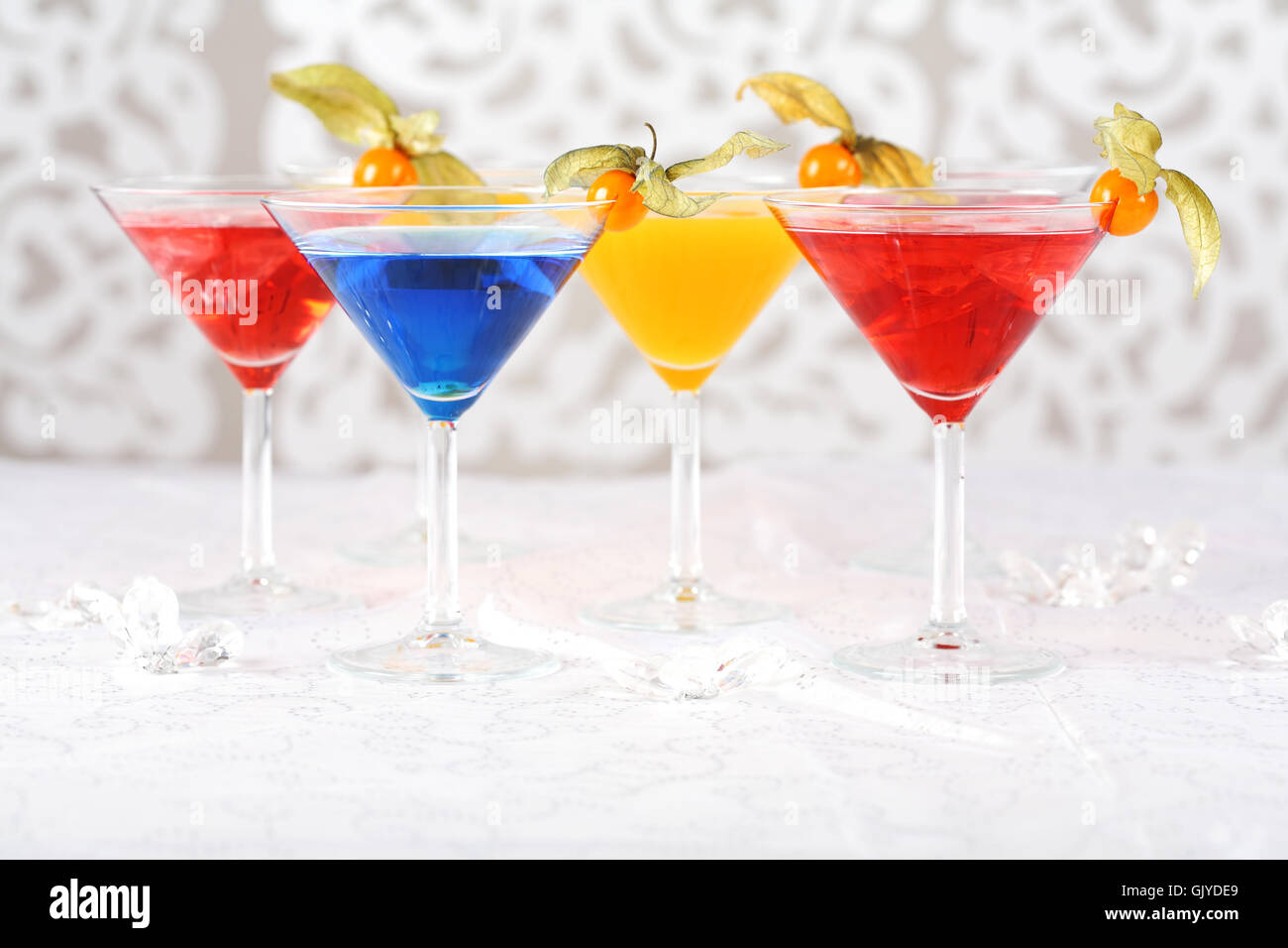 glass chalice tumbler Stock Photo - Alamy