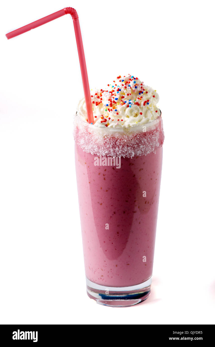 Milkshake with straws hi-res stock photography and images - Alamy