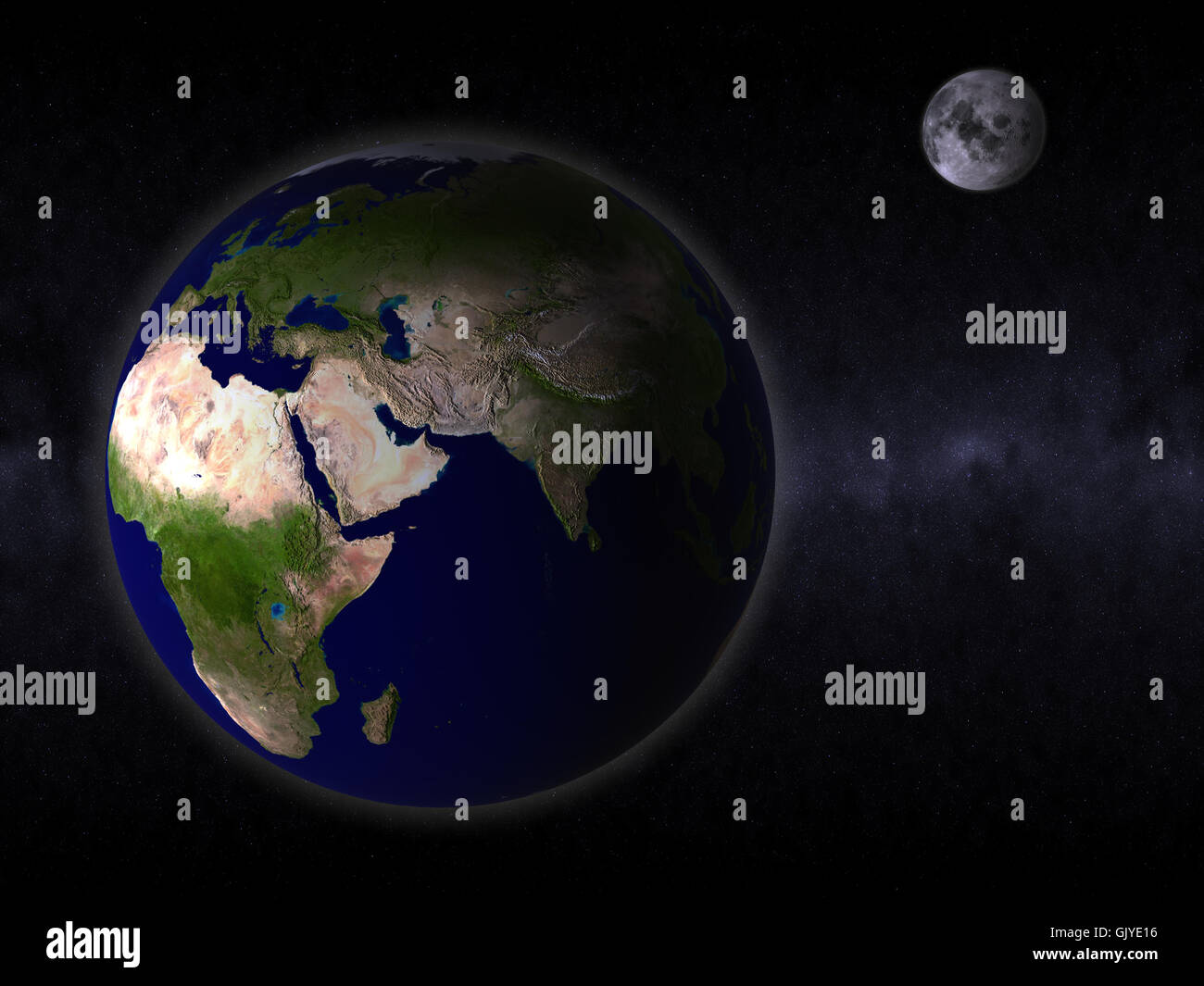 space universe globe Stock Photo - Alamy