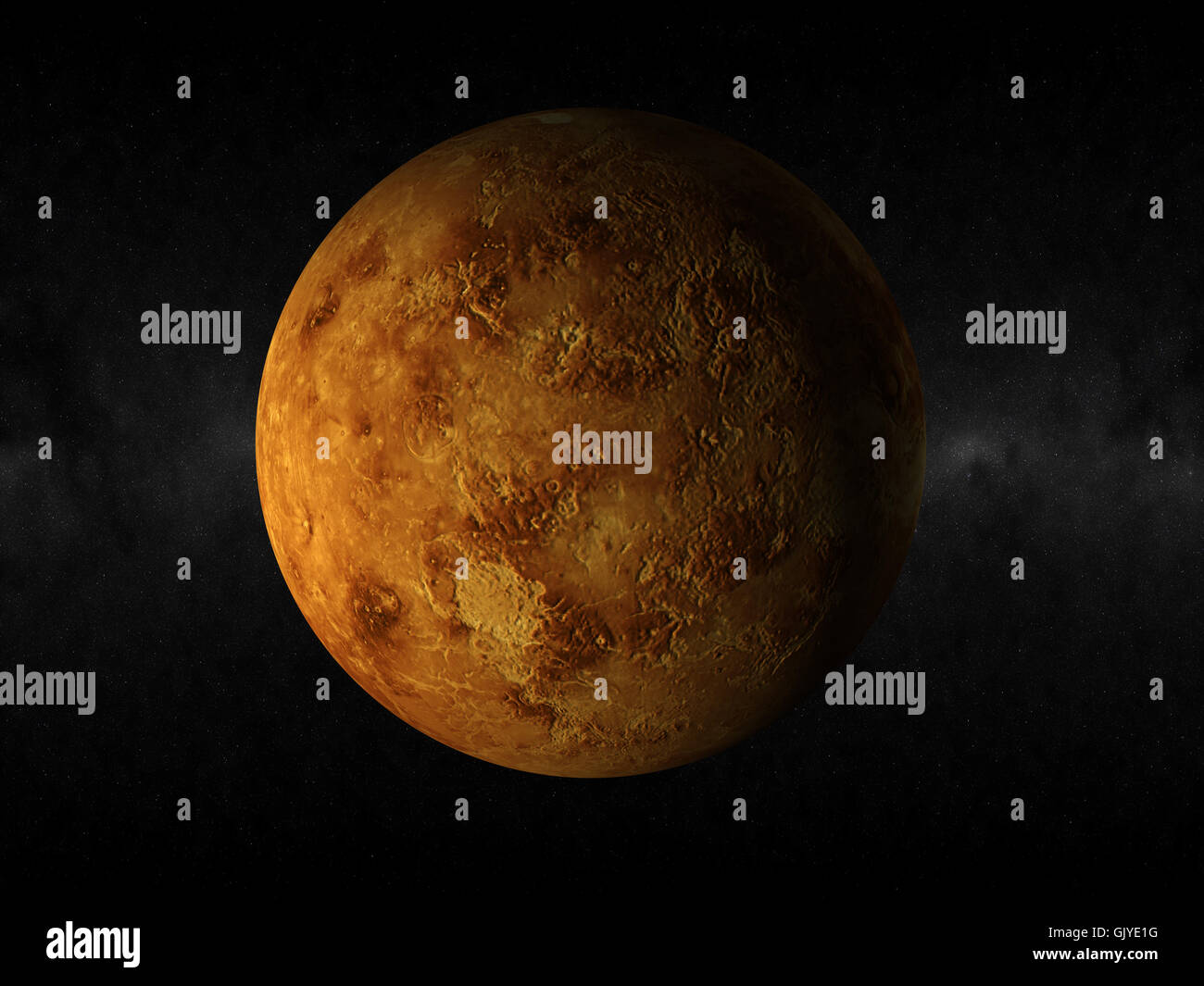 Venus Map Blank