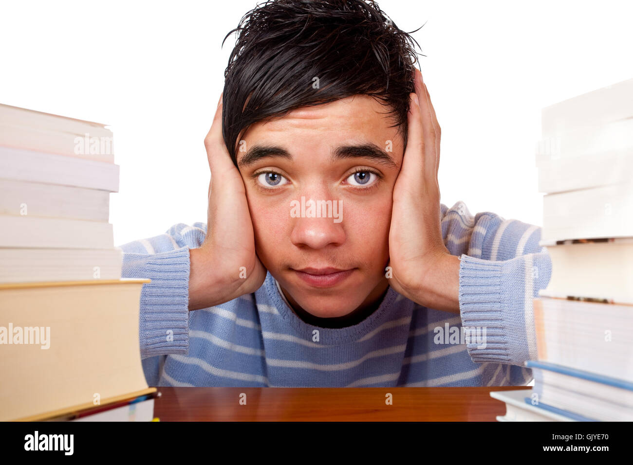 sad pupil frustrated Stock Photo - Alamy