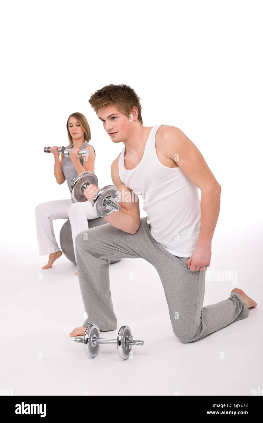 woman exercise bodybuilding Stock Photo - Alamy