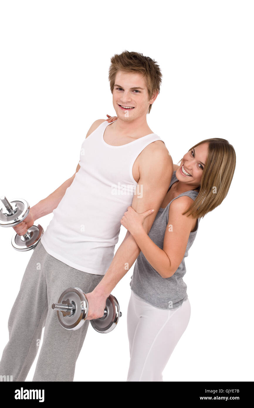 woman exercise bodybuilding Stock Photo - Alamy