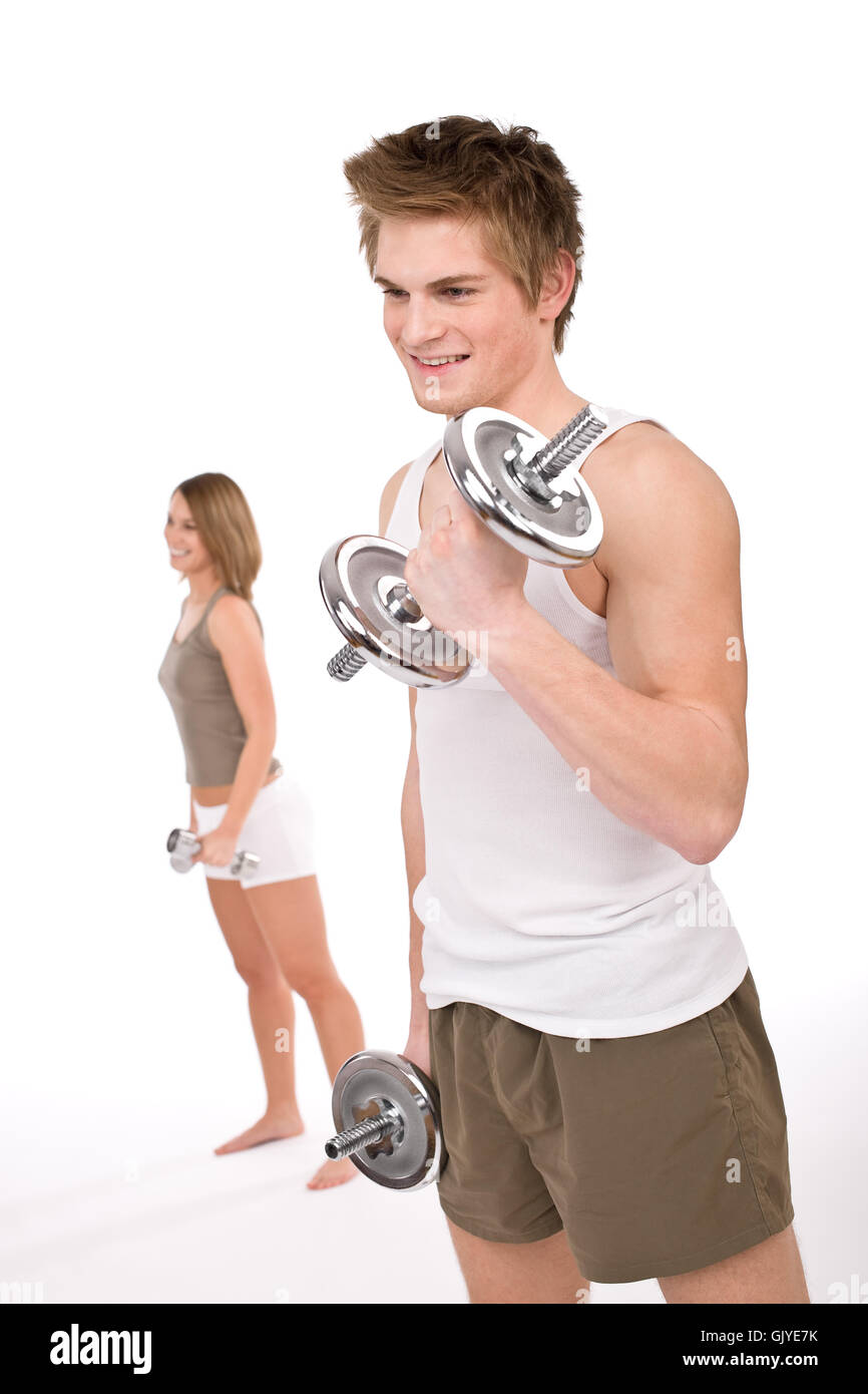 woman exercise bodybuilding Stock Photo - Alamy