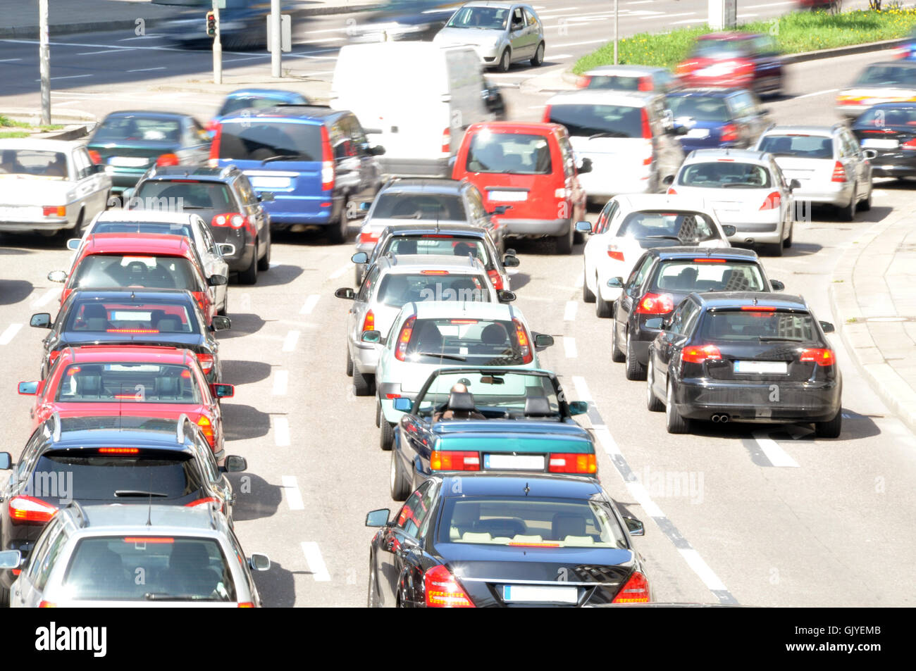 city town traffic Stock Photo - Alamy