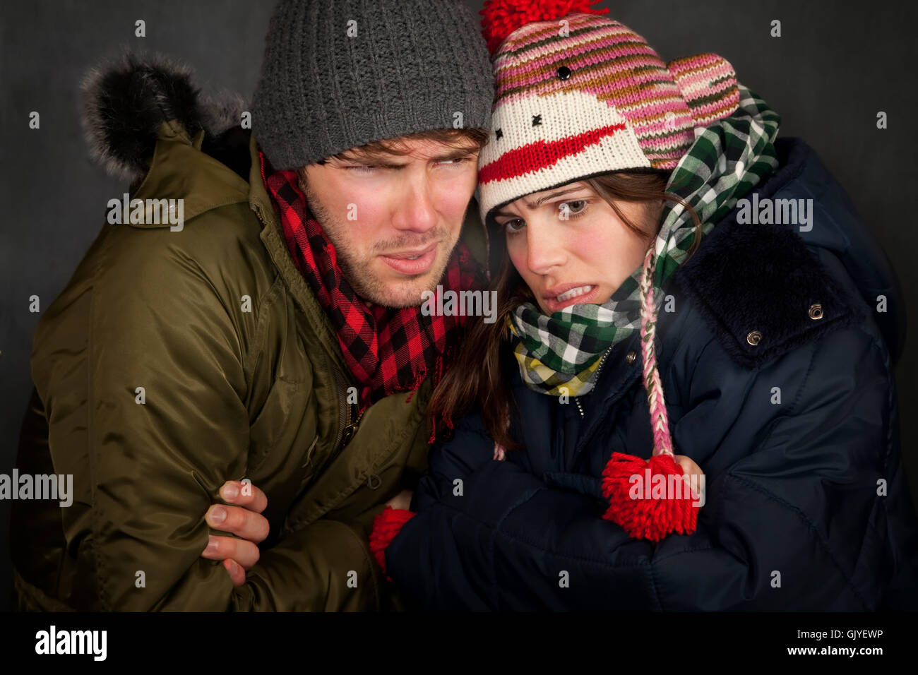 winter portrait cold Stock Photo - Alamy