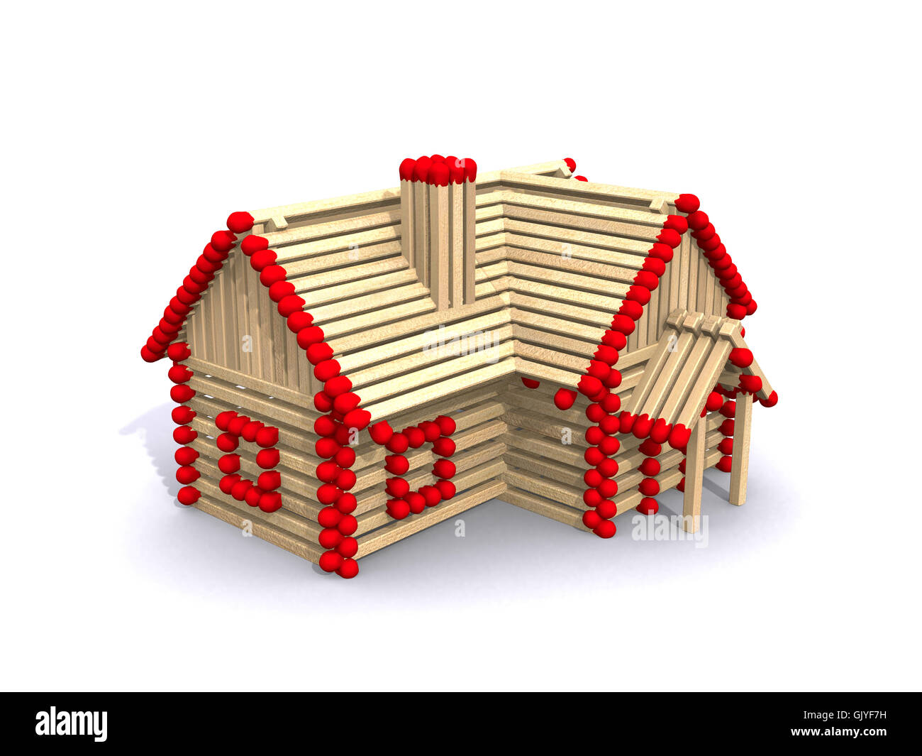 Flat building industry concept Cut Out Stock Images & Pictures - Alamy