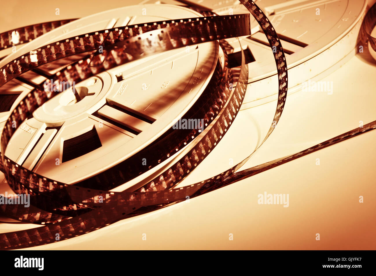 vintage cinema roll Stock Photo - Alamy