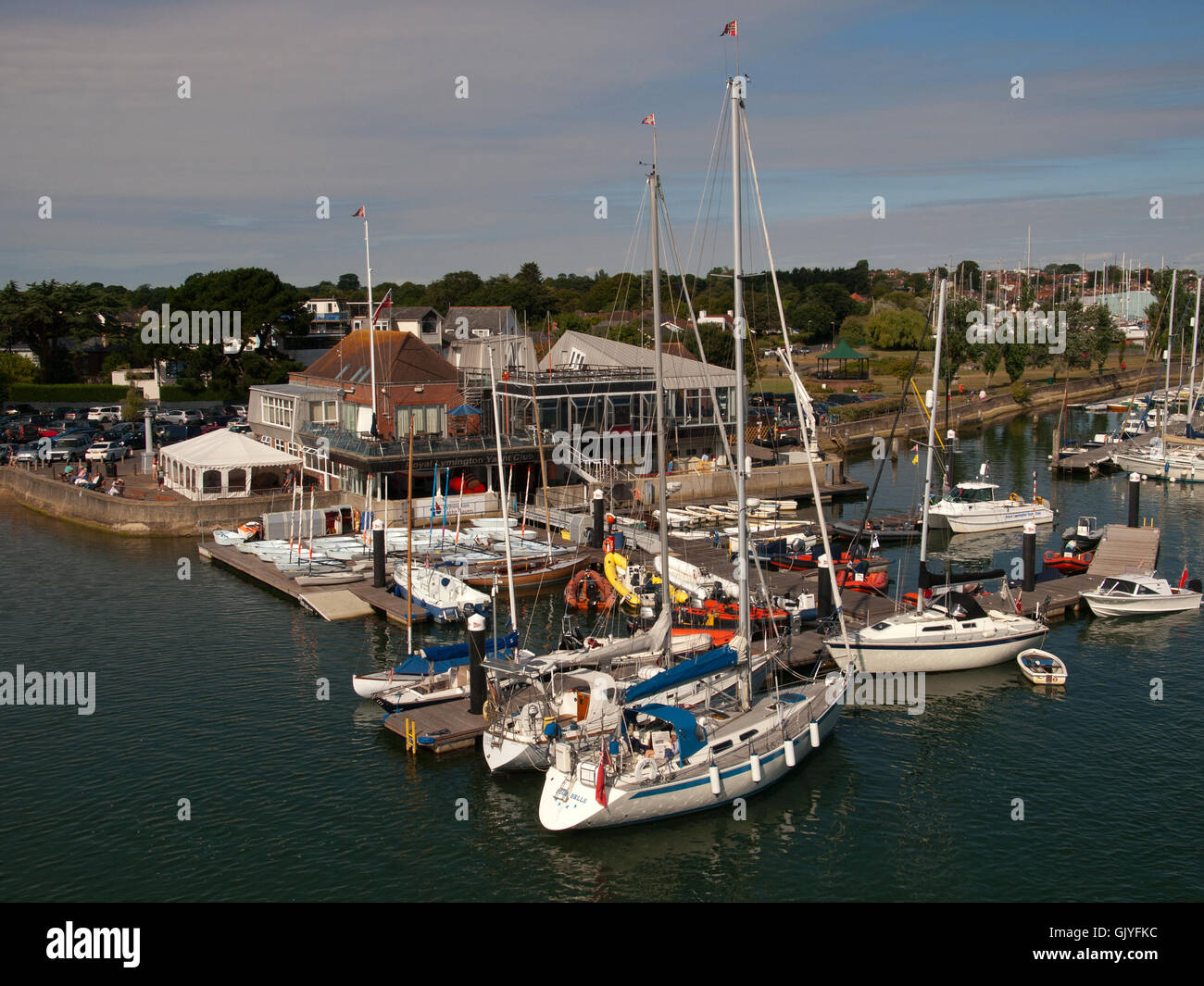 Royal Lymington Yacht Club Lymington Hampshire UK Stock Photo - Alamy
