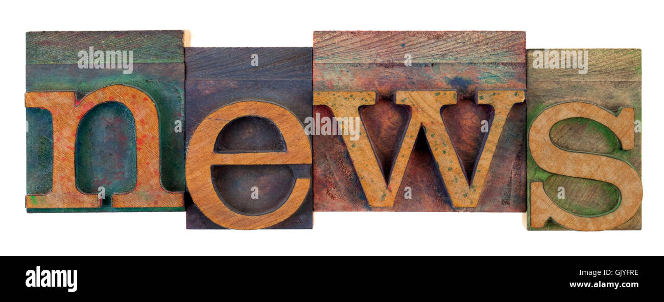 Title print Cut Out Stock Images & Pictures - Alamy