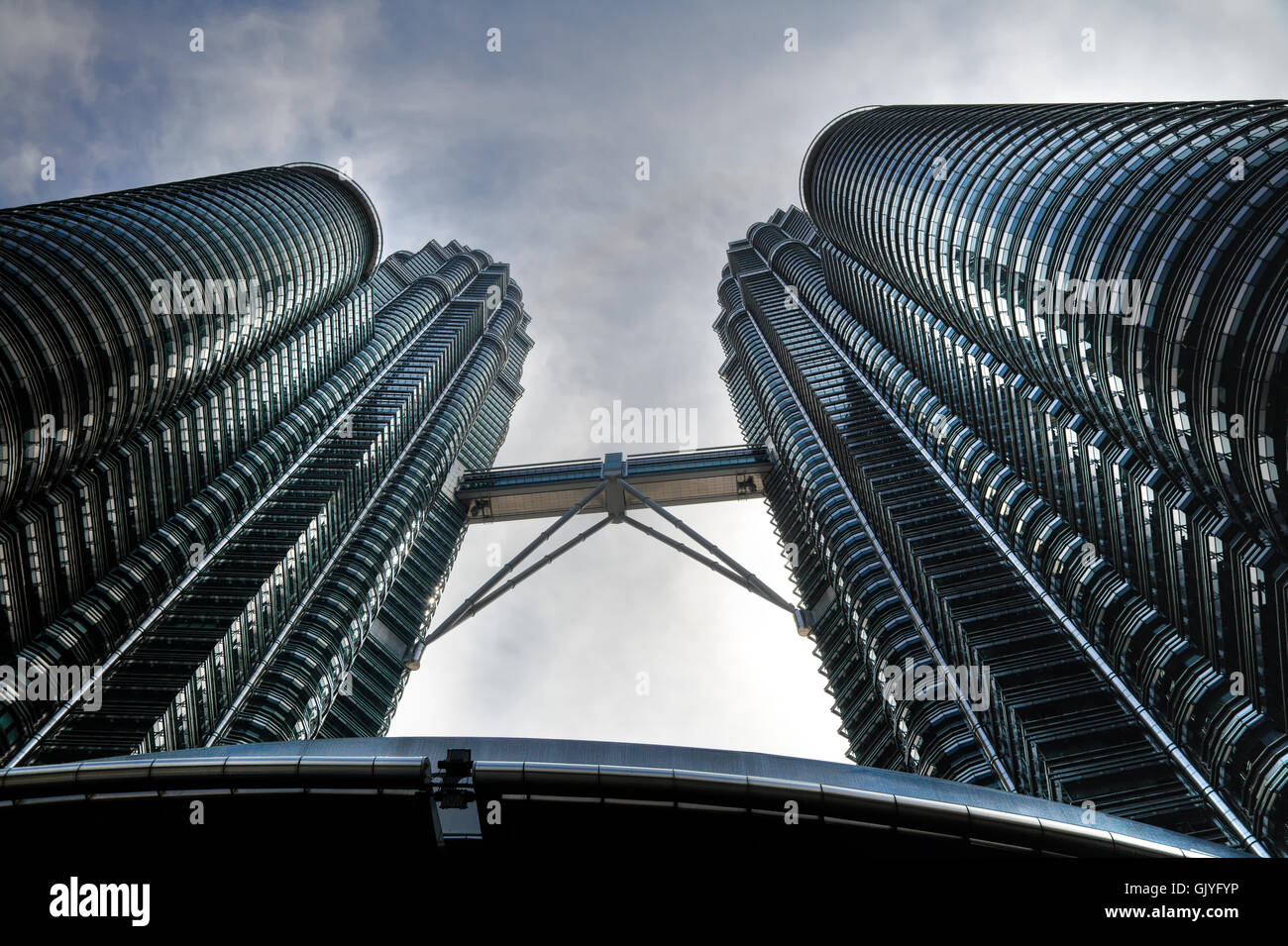petronas twin towers as hdr image Stock Photo - Alamy