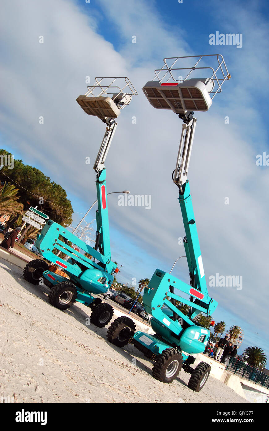 elevator lift beach Stock Photo - Alamy