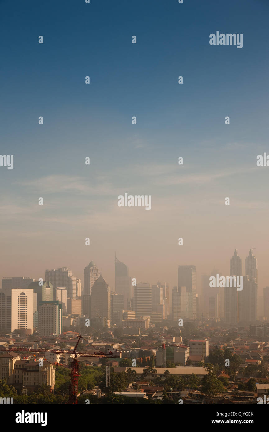 city town smog Stock Photo - Alamy