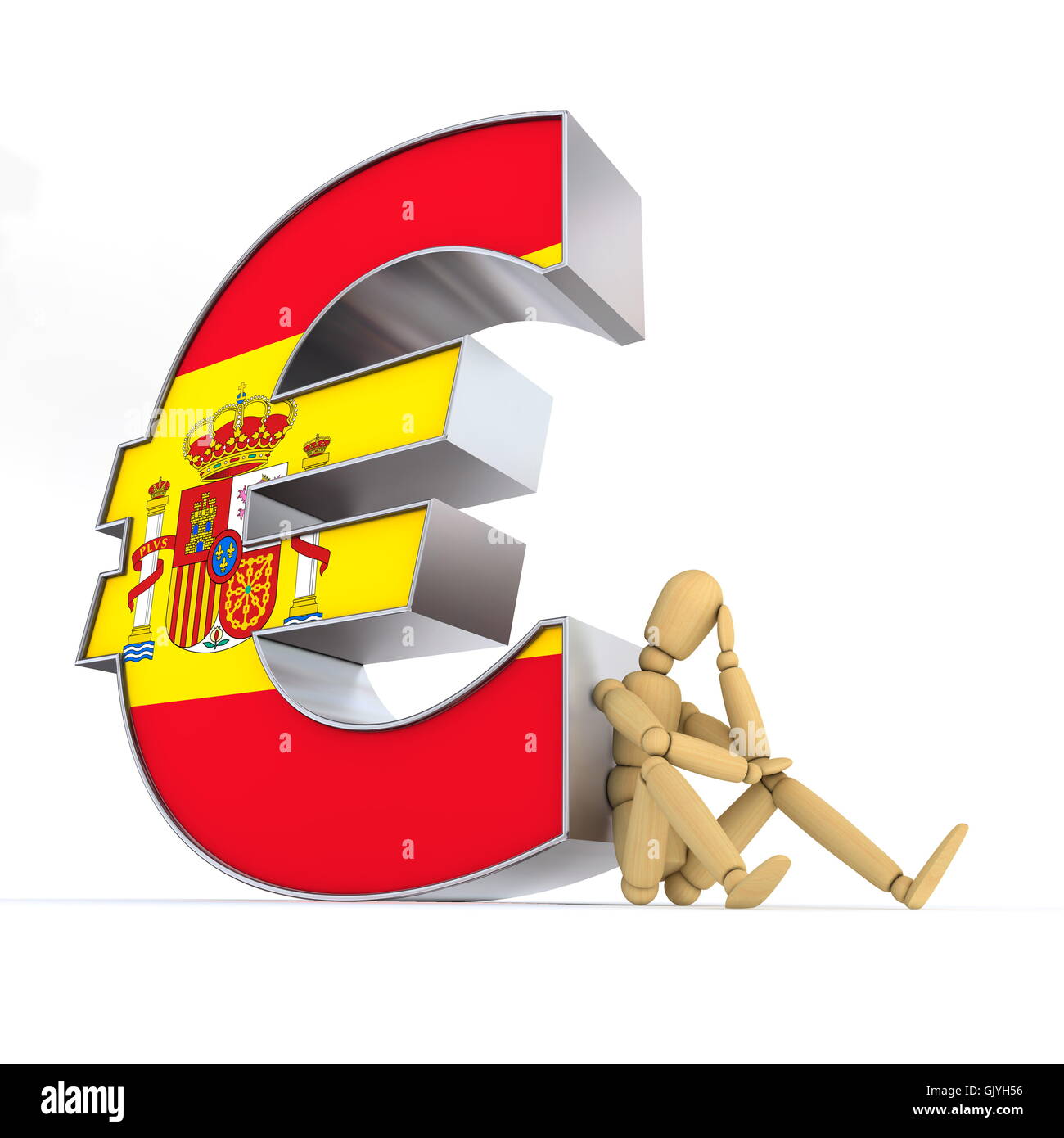 euro spain flag Stock Photo - Alamy
