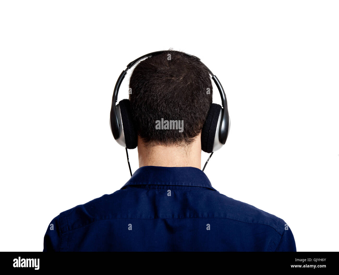 listen music portrait Stock Photo - Alamy