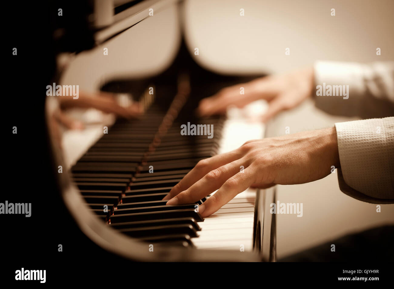 hand hands music Stock Photo - Alamy