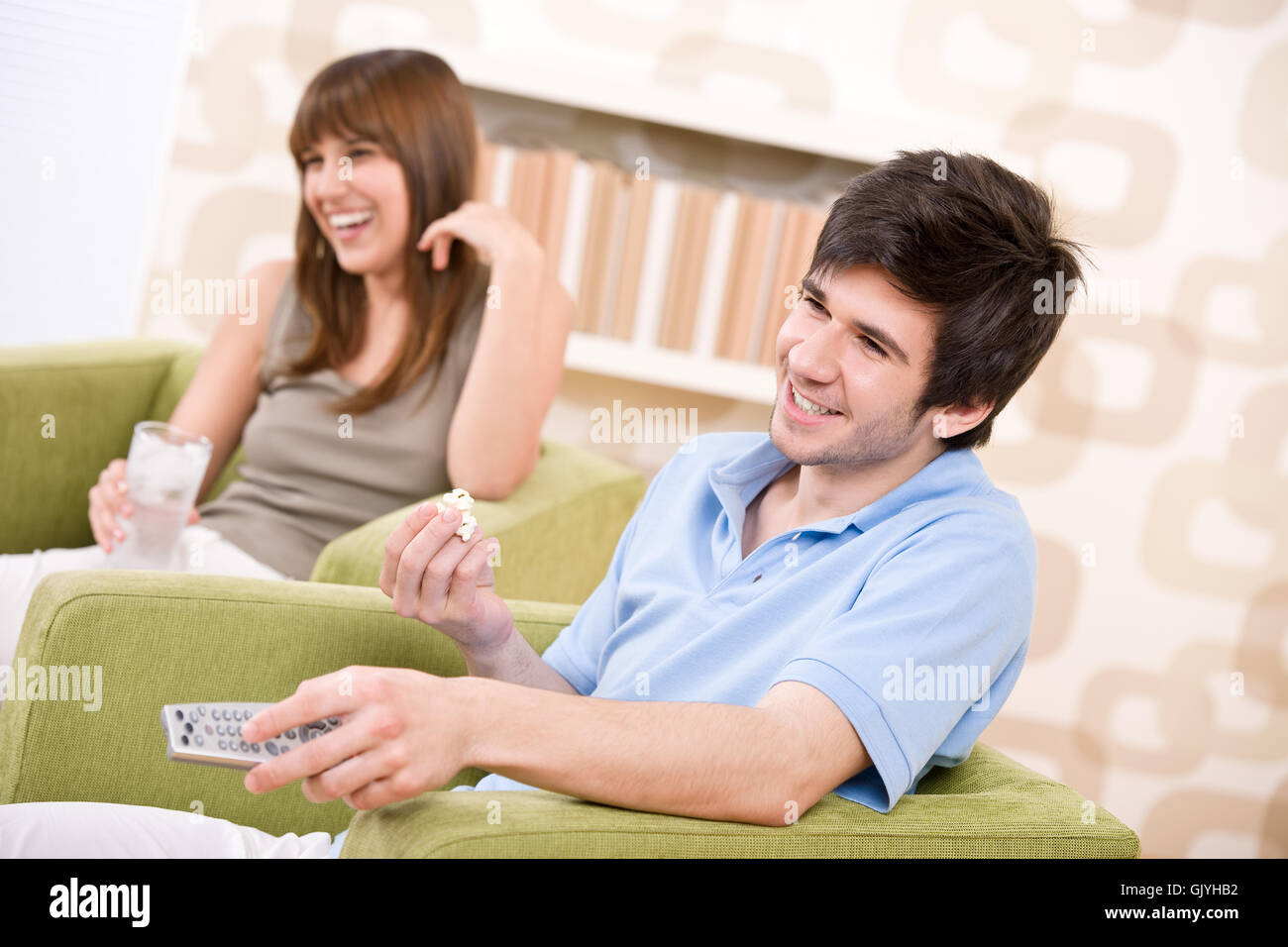 watch television tv Stock Photo - Alamy