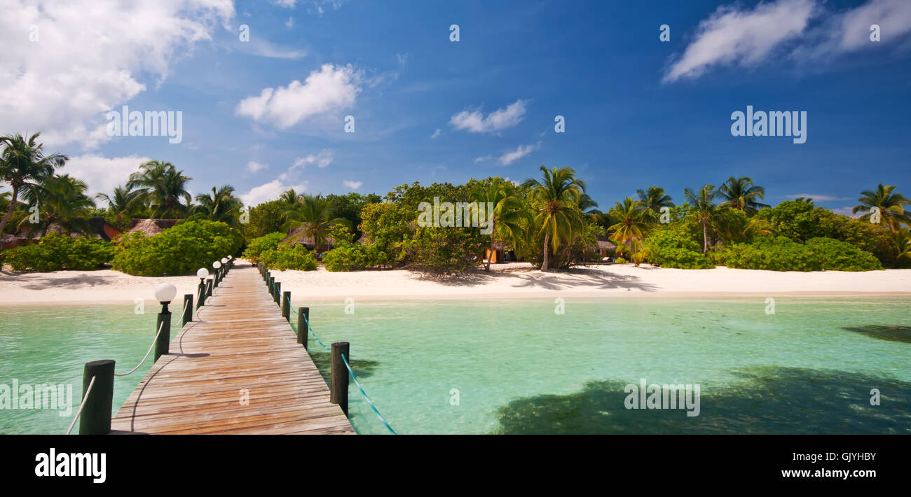 bridge on the beach Stock Photo - Alamy