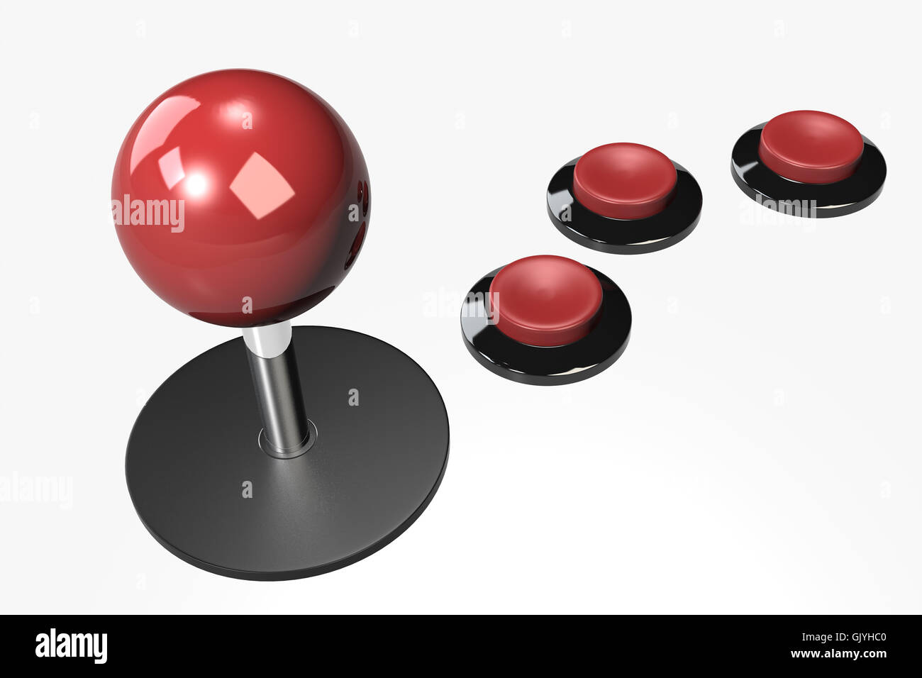 joystick controller PC Stock Photo - Alamy