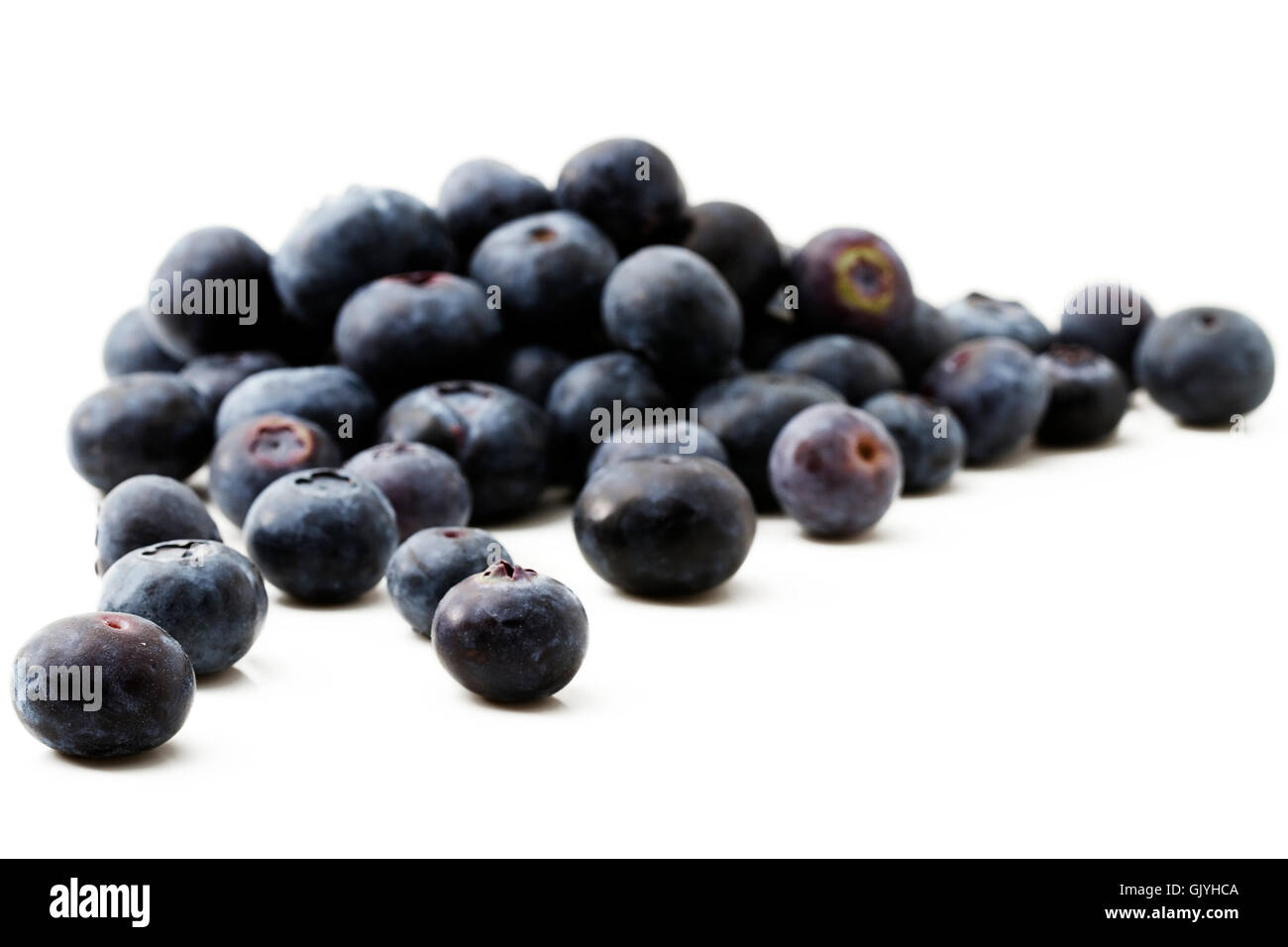 a few blueberries Stock Photo - Alamy