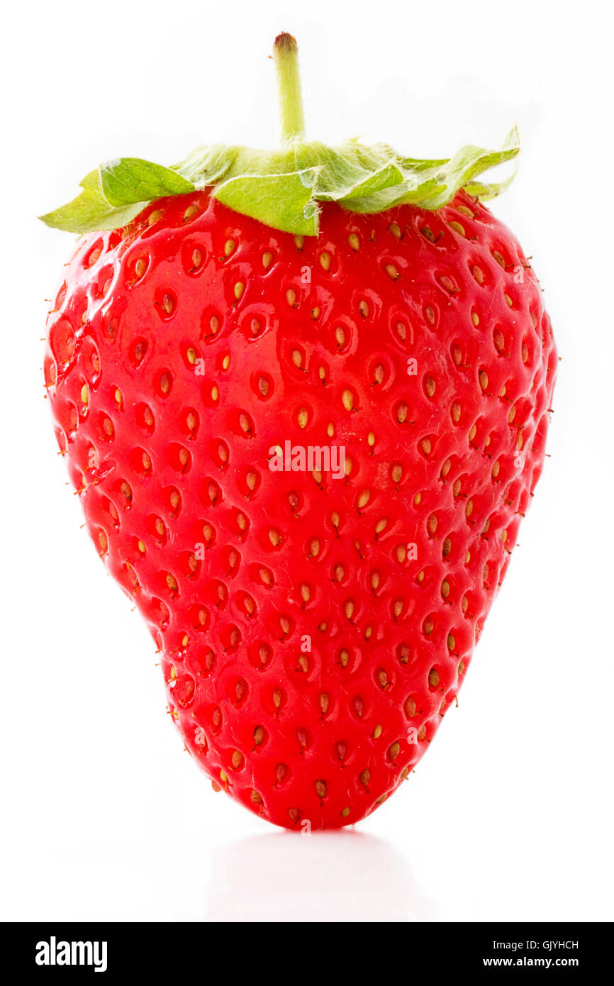 fruit one strawberry Stock Photo - Alamy