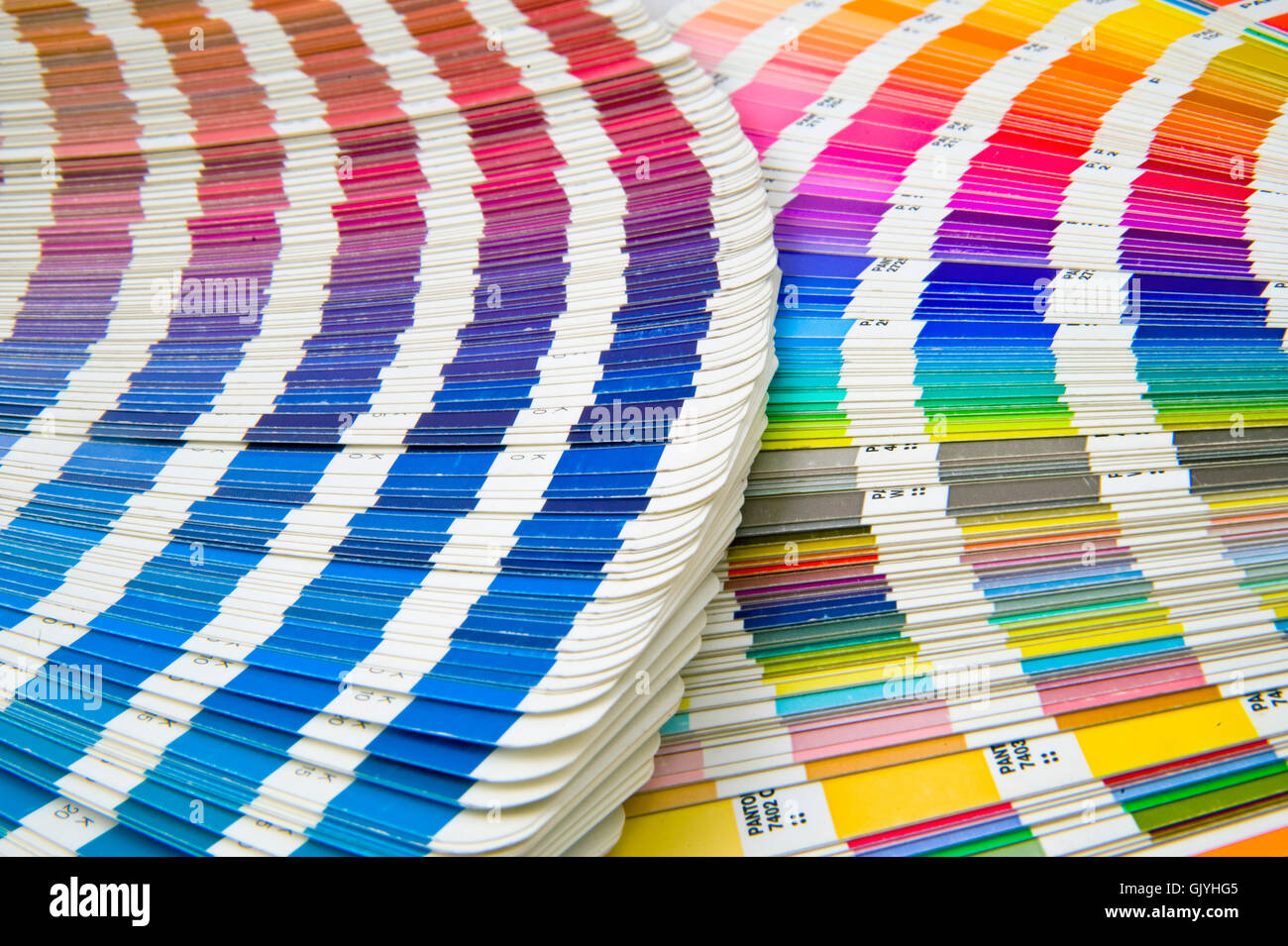 Paint colours charts hi-res stock photography and images - Alamy