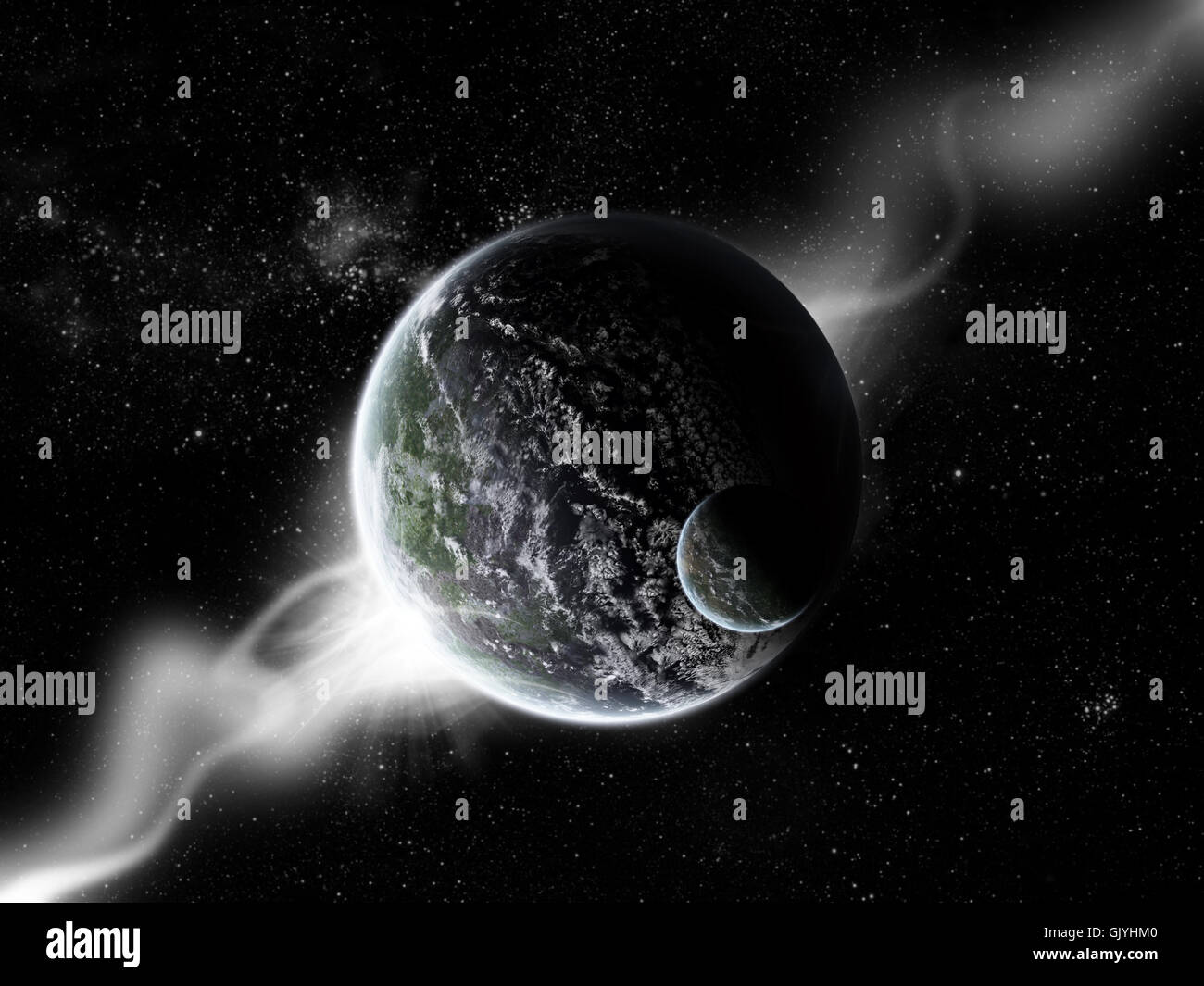 Water world planet alien hi-res stock photography and images - Alamy