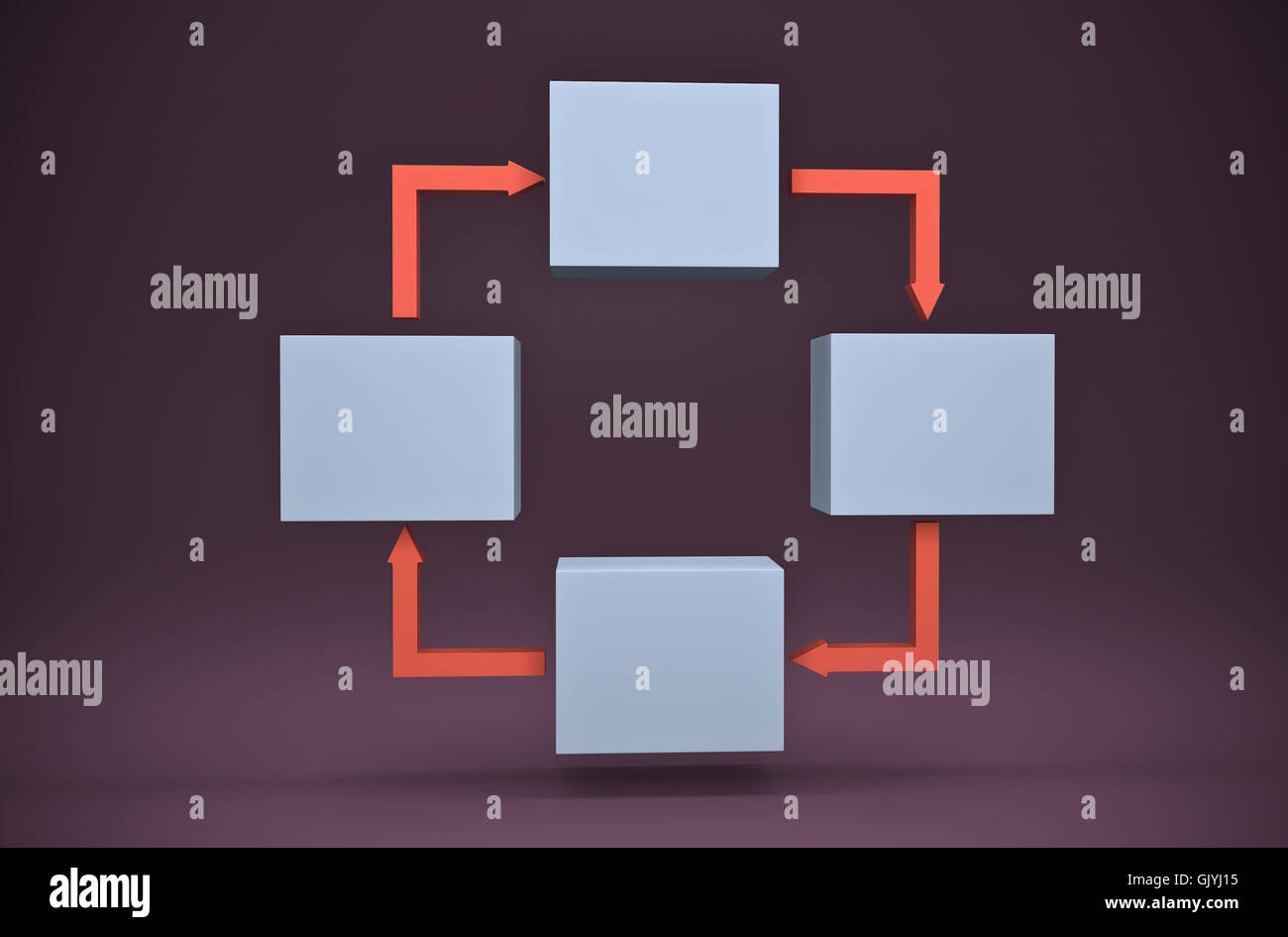Flowchart arrow block hi-res stock photography and images - Alamy