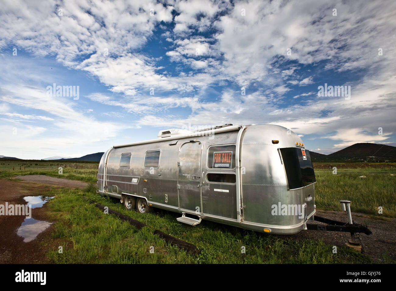 vehicle metal caravan Stock Photo - Alamy