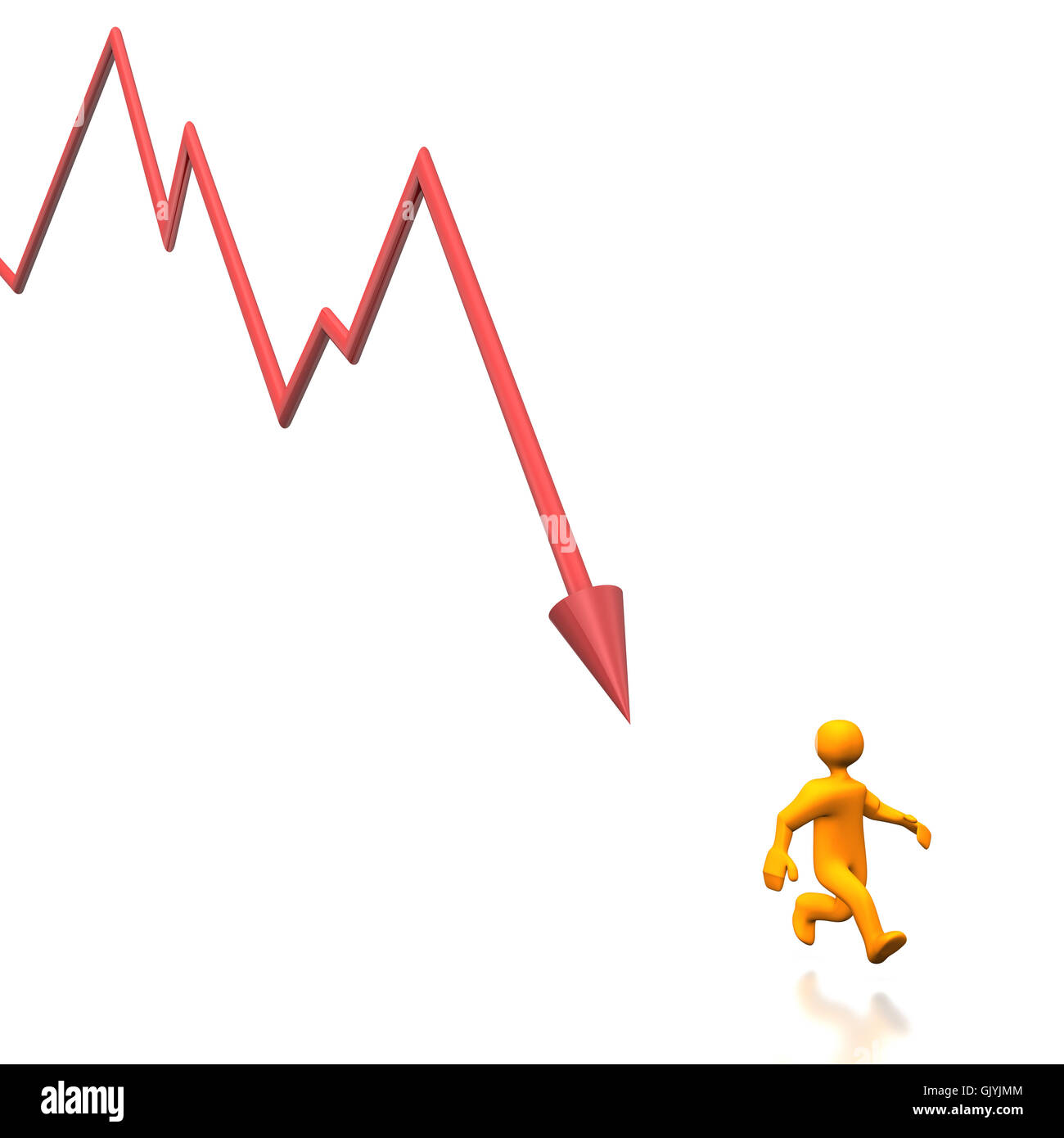Stock market crash drop Cut Out Stock Images & Pictures - Alamy