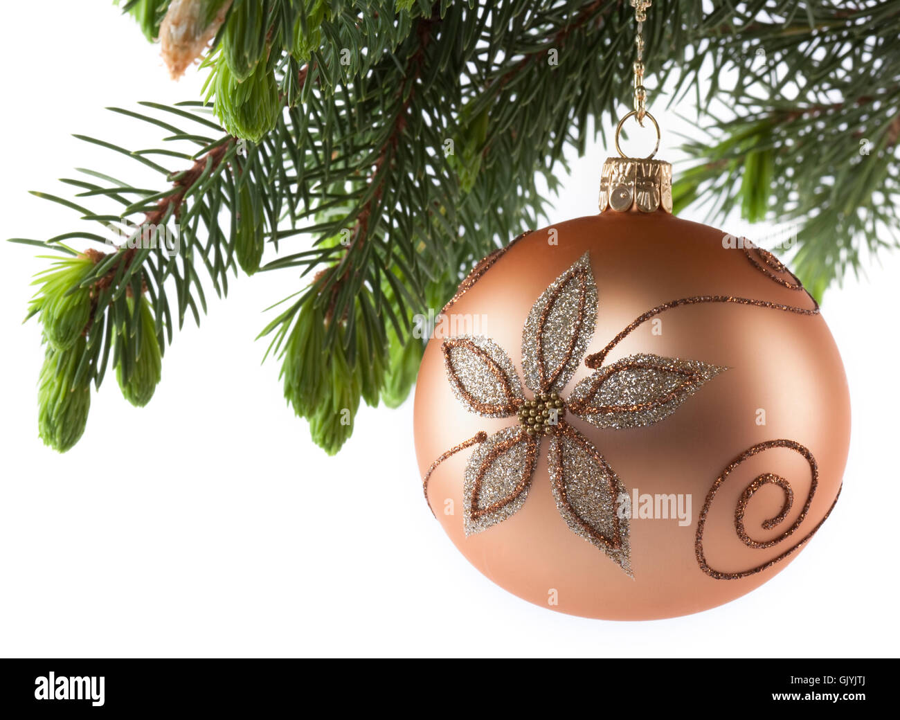 branch christmas ball ball Stock Photo - Alamy