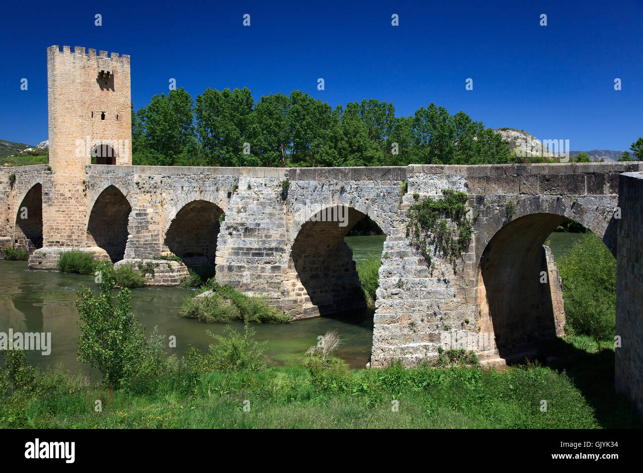 bridge europe spain Stock Photo - Alamy