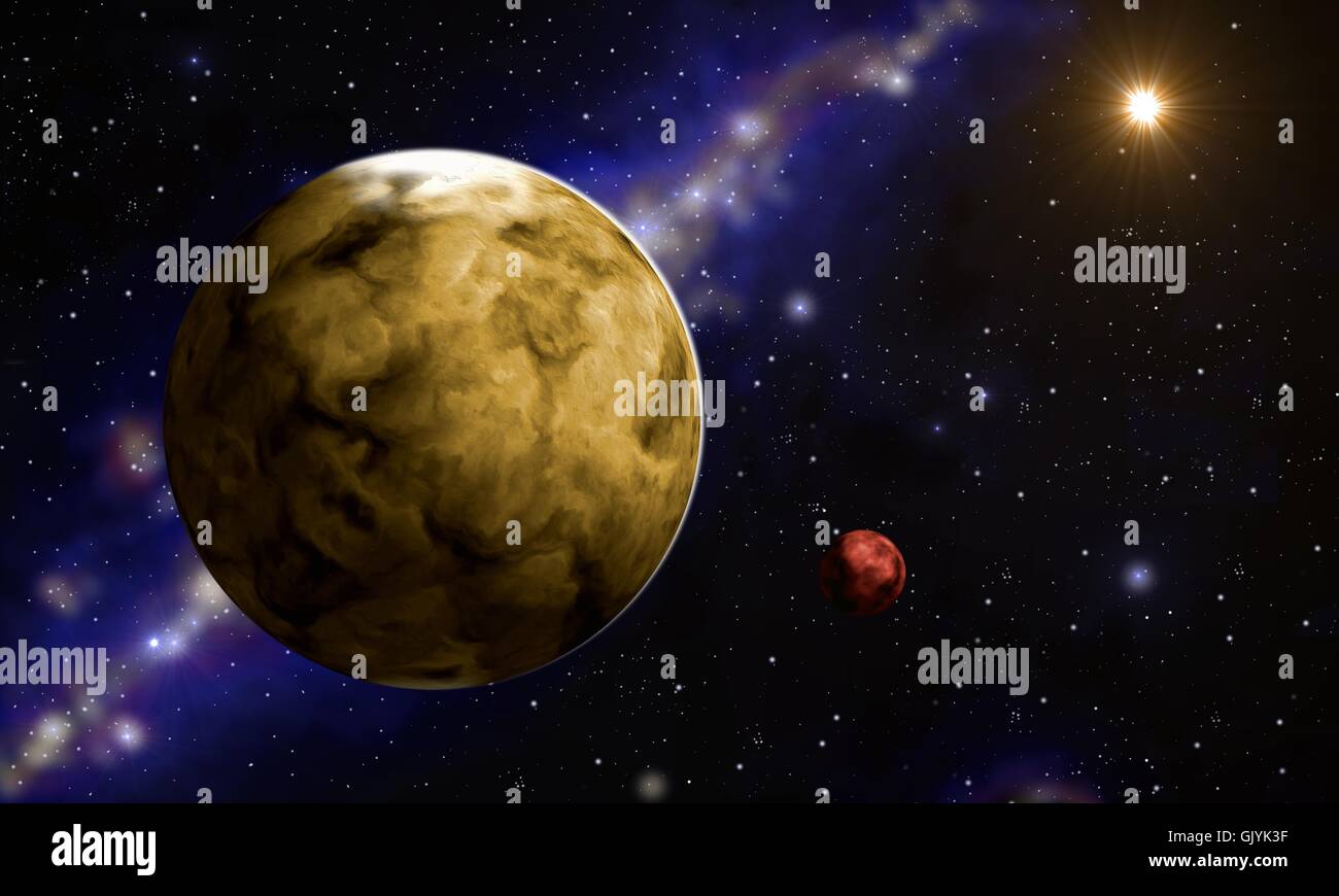 universe cosmos moon Stock Photo - Alamy