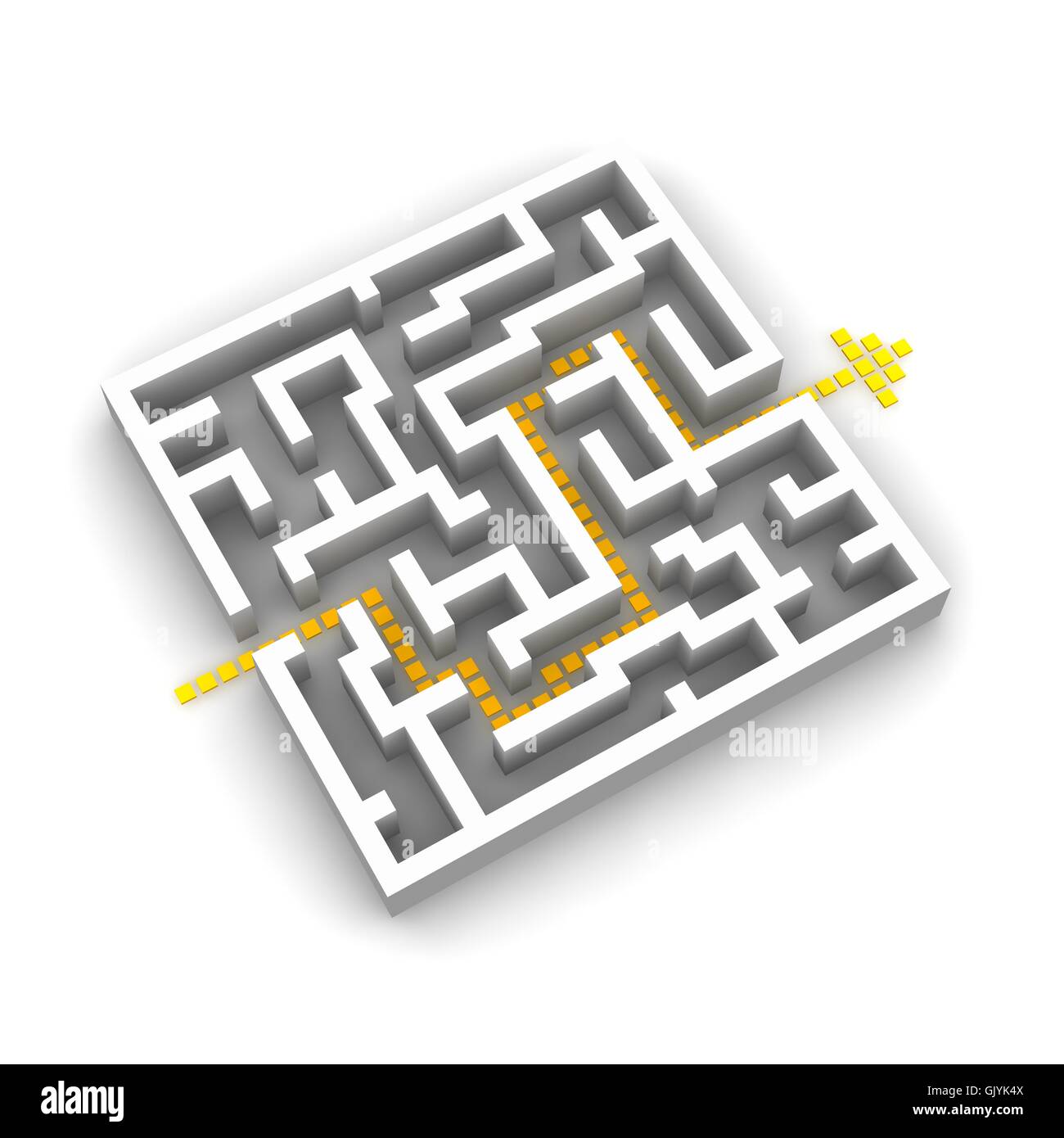 Route Through The Maze High Resolution Stock Photography and Images - Alamy