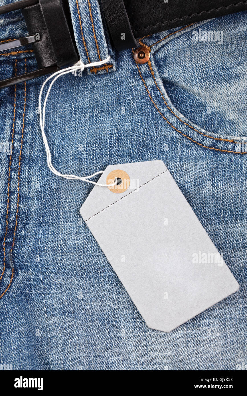 Blue denim jeans with writing hi-res stock photography and images - Alamy