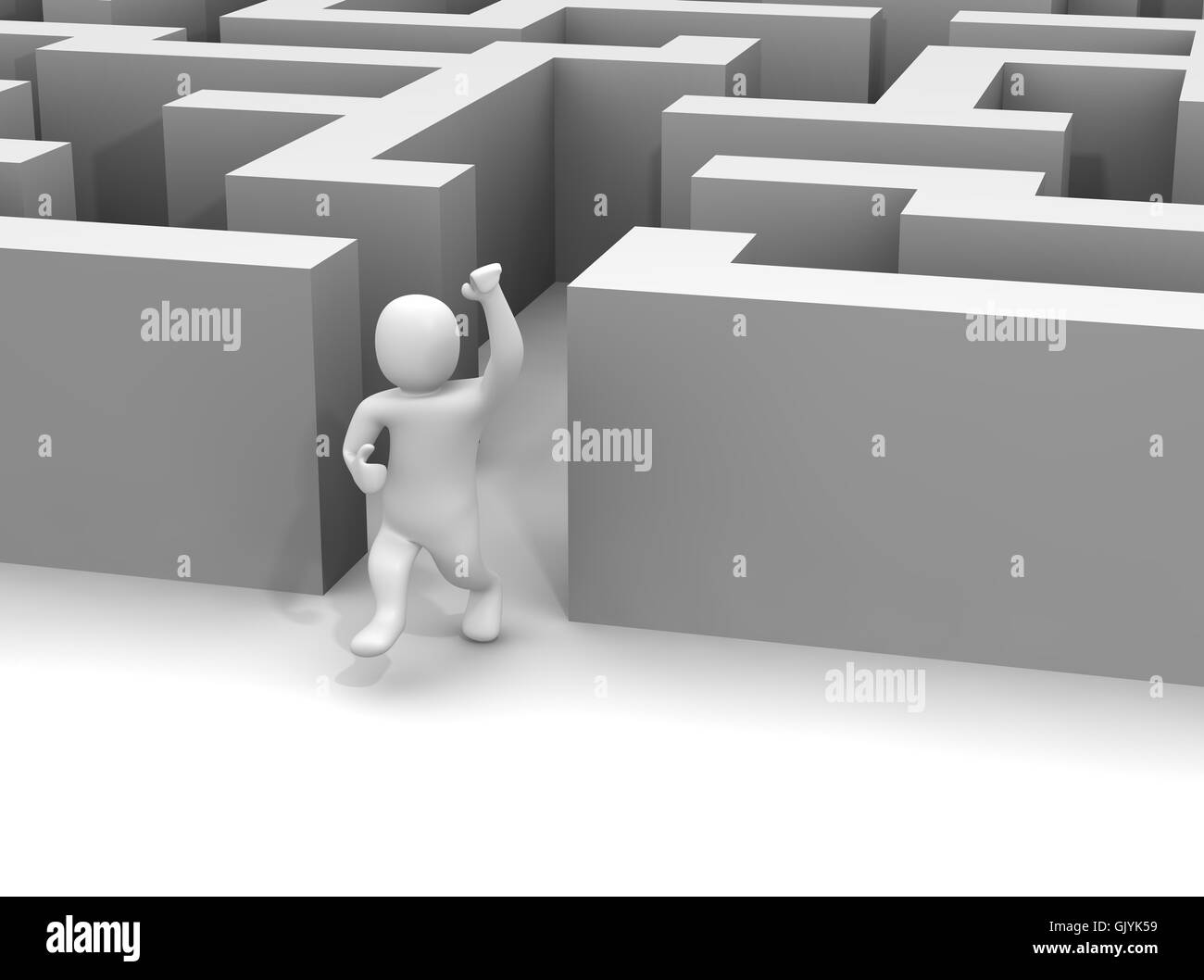 wall out labyrinth Stock Photo - Alamy