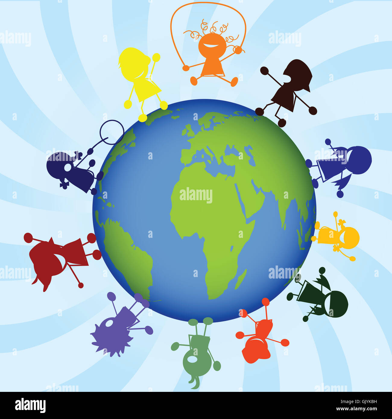 Hands Holding Globe Clipart Icons