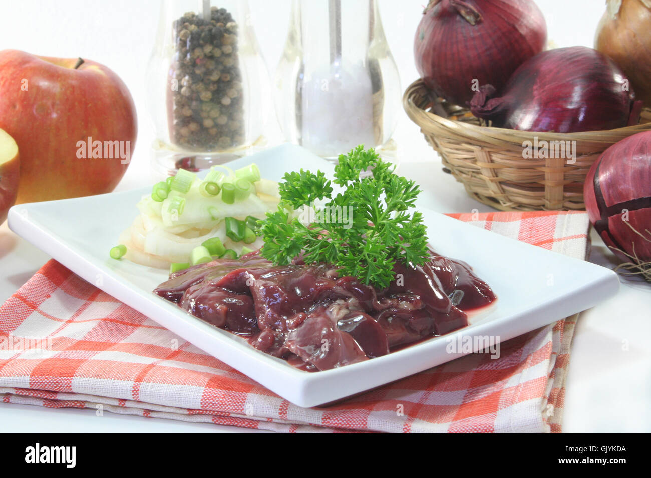 Raw liver hi-res stock photography and images - Alamy