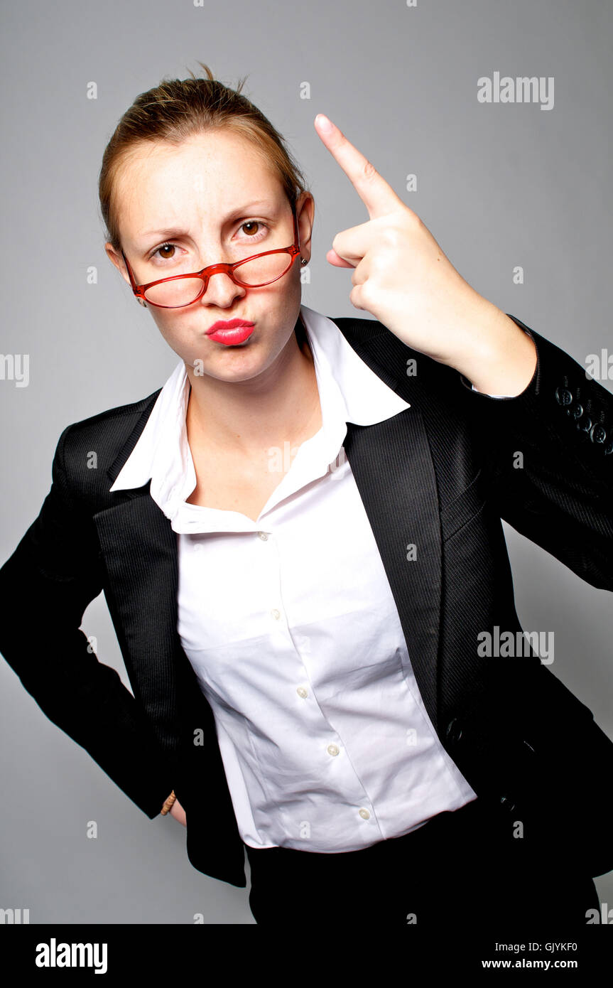 evil teacher 4 Stock Photo - Alamy