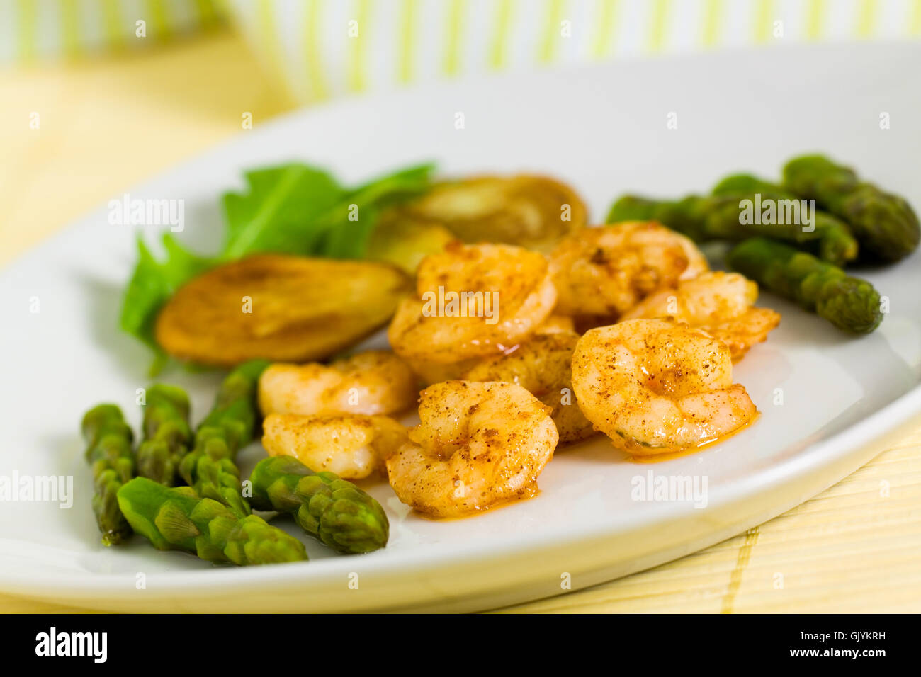 green fish shrimp Stock Photo - Alamy