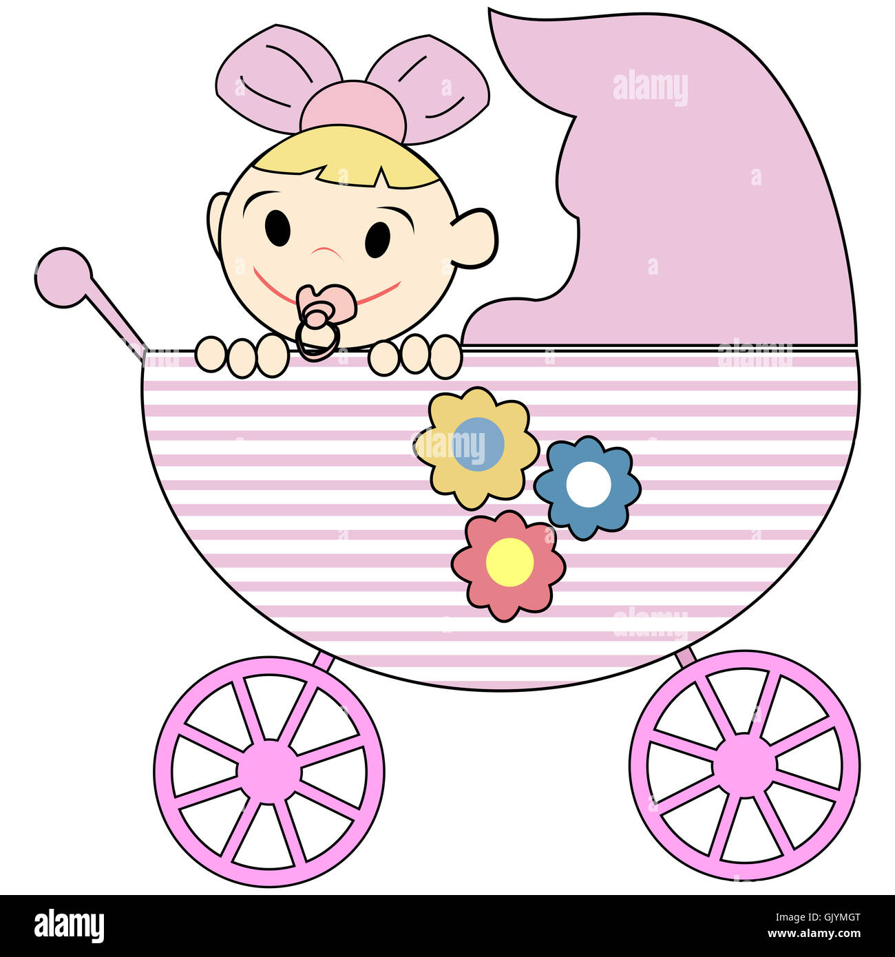 Cartoon baby smiling hi-res stock photography and images - Alamy