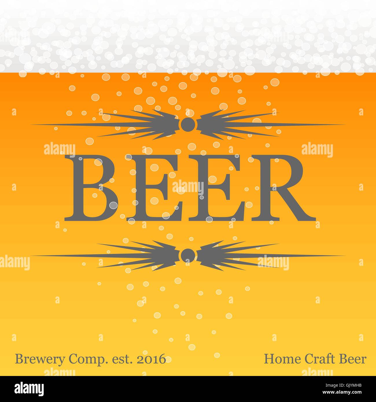 Banner with beer theme Stock Vector Image & Art - Alamy